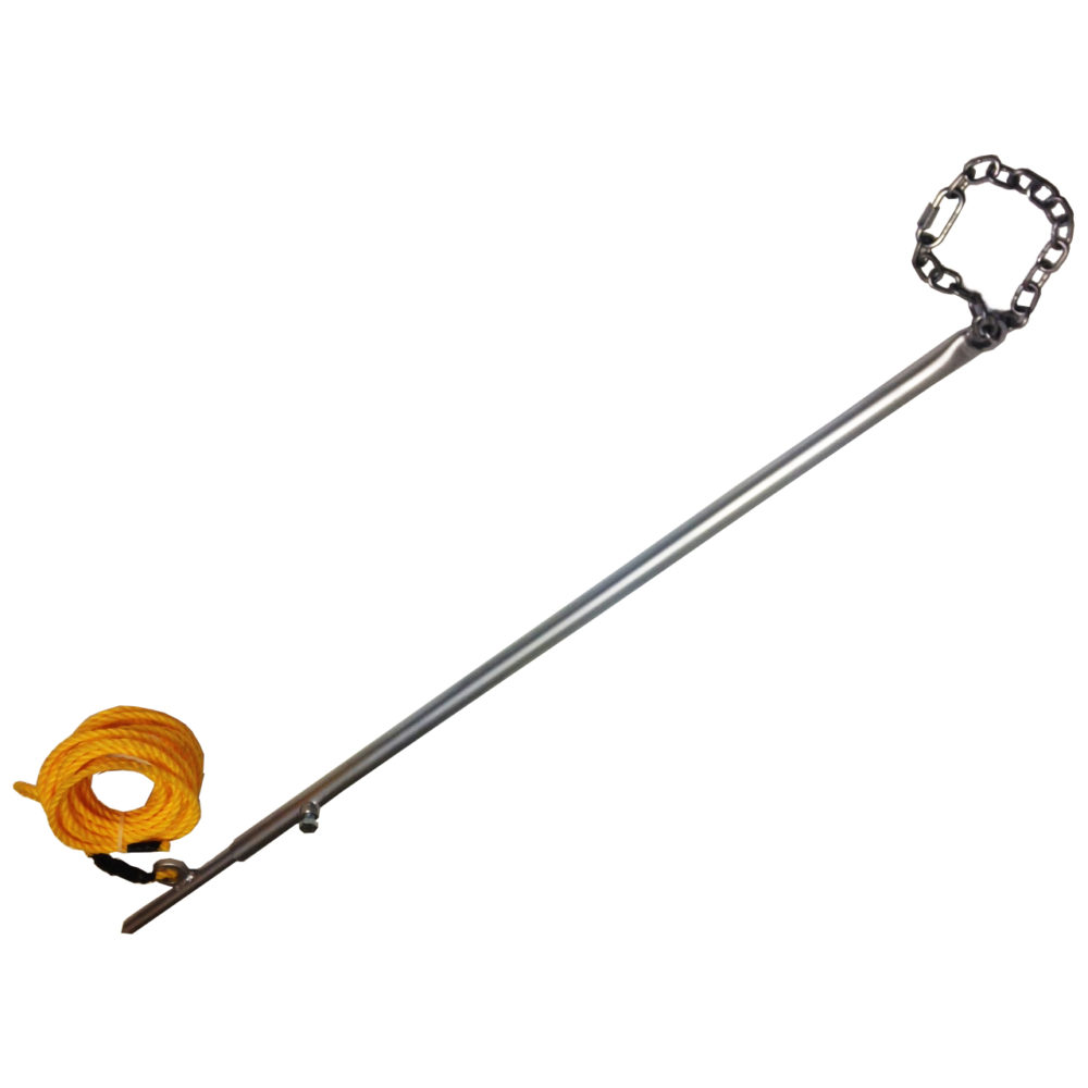 Single Prong Brace with Chain and Rope - Sewer Rodding | Southland
